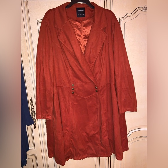 BloomChic | Jackets & Coats | Nwt 3 Bloomchic Burnt Orange Coat | Poshmark